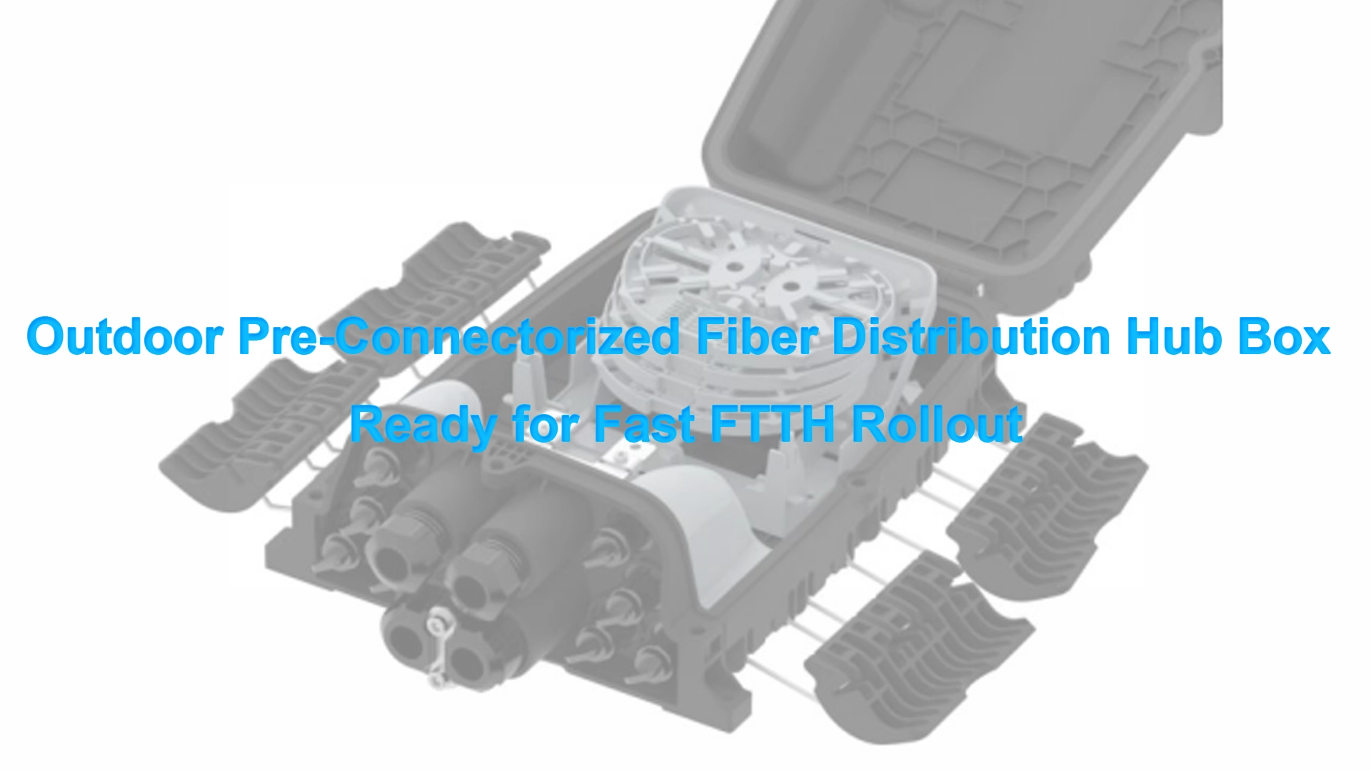 Title: Pre-Connectorized Fiber Distribution Hub Box | Plug-and-Play FTTH